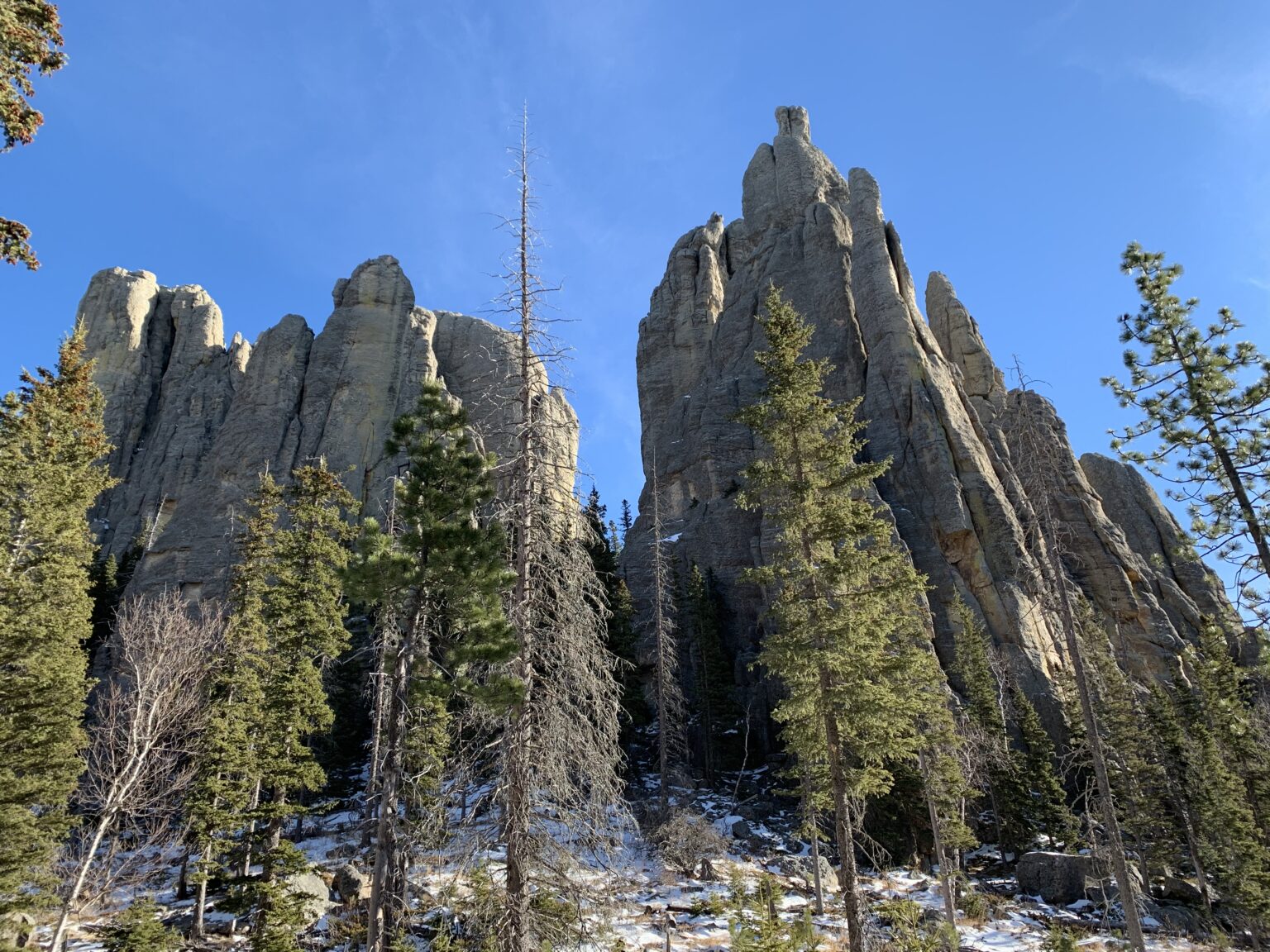 Little Devils Tower, Cathedral Spires and Needles Highway Loop ...